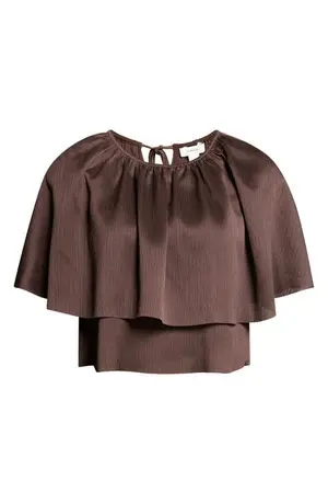 Vince Tiered Cape Top