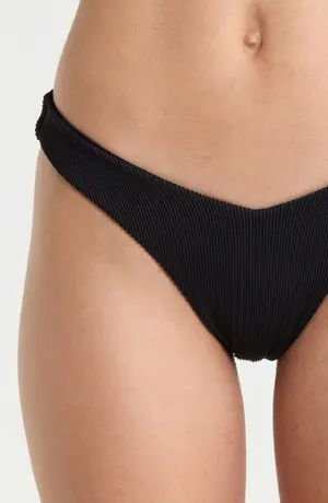 KULANI KINIS Y-cut Thong Bikini Bottoms