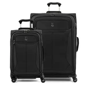 TRAVELPRO Tourlite Softside Expandable 2 Piece Spinner Luggage Set - Black