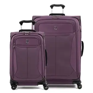 TRAVELPRO Tourlite Softside Expandable 2 Piece Spinner Luggage Set - Deep Purple