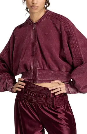 ADIDAS ORIGINALS Sst Double Layer Track Jacket - Maroon