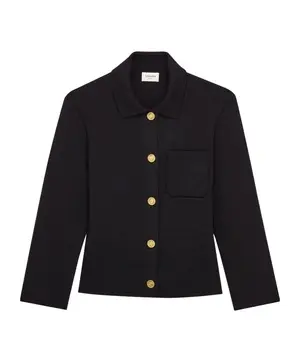 SAINT LAURENT Saint Laurent Button-Up Polo Cardigan