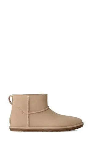 UGG Classic Mini Deconstructed Genuine Shearling Lined Boot - Sand