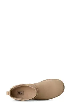 UGG Classic Mini Deconstructed Genuine Shearling Lined Boot - Sand