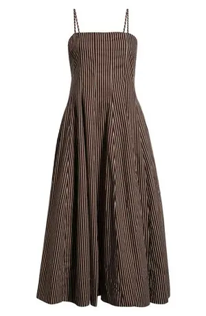 Halogen Stripe Fit & Flare Sundress
