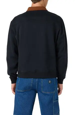 O'Neill Og Long Sleeve Fleece Rugby Shirt - Black