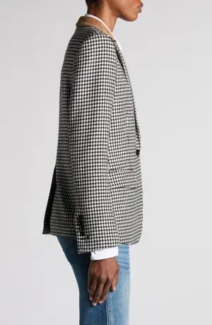 TOM FORD Cashmere Houndstooth Boyfriend Jacket
