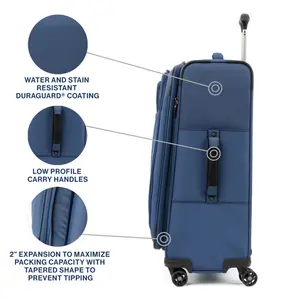 TRAVELPRO Tourlite Softside Expandable 25" Medium Checked Spinner Luggage