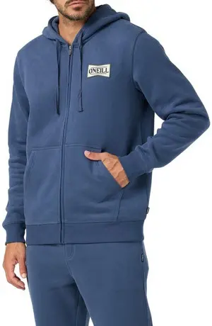 O'Neill Patched Classic Full Zip Hoodie - Navy