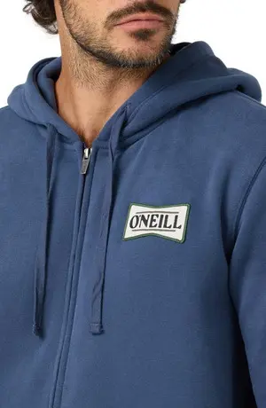 O'Neill Patched Classic Full Zip Hoodie - Navy
