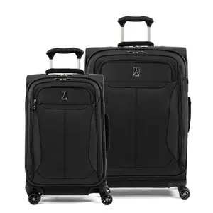 TRAVELPRO Tourlite Softside Expandable 2-piece Spinner Luggage Set - Black