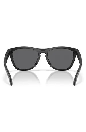 Oakley Gender Inclusive Frogskins Range 58mm Round Sunglasses - Matte Black/black