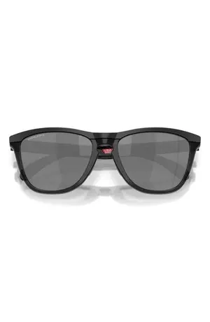 Oakley Gender Inclusive Frogskins Range 58mm Round Sunglasses - Matte Black/black