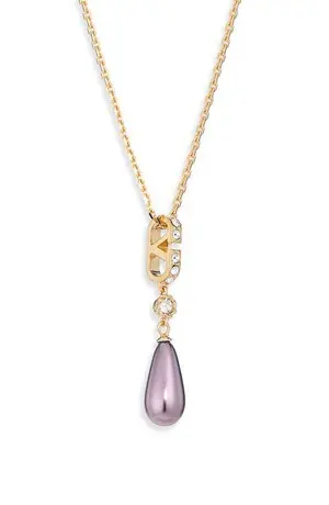 Valentino Garavani Vlogo Signature Pendant Necklace - Gold