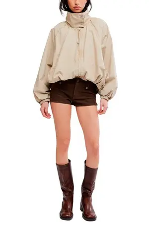 Free People Vagabond Faux Leather Shorts