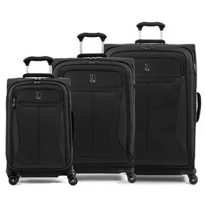 TRAVELPRO Tourlite Softside Expandable 3 Piece Spinner Luggage Set - Black