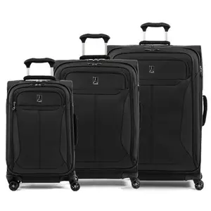 TRAVELPRO Tourlite Softside Expandable 3-piece Spinner Luggage Set - Black