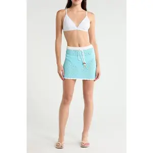 KULANI KINIS Drawstring Knit Miniskirt