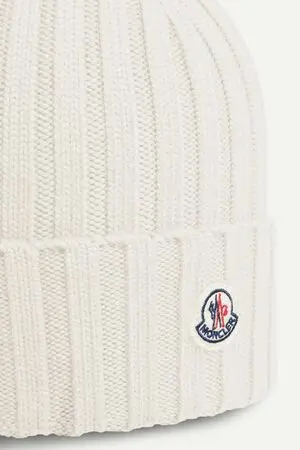 Moncler Logo Wool Beanie