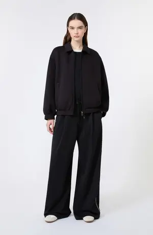 Max Mara Godezia Wide Leg Jersey Pants