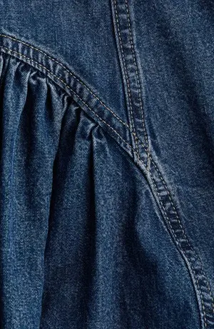 H&m Flared-skirt Denim Dress