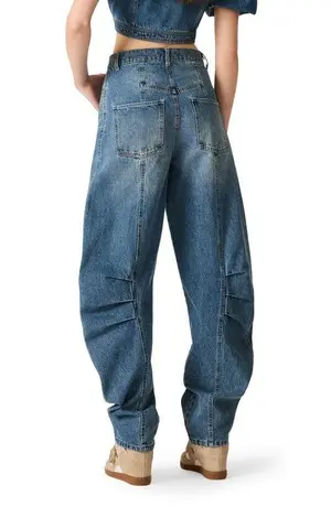Steve Madden Austin Seamed High Waist Wide Leg Jeans