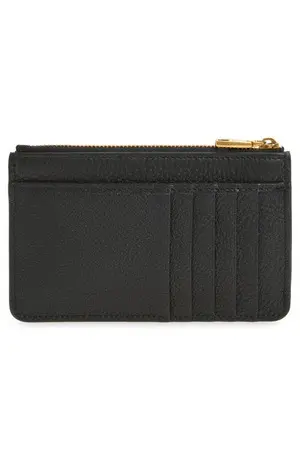 Dolce & Gabbana Nameplate Calfskin Leather Coin Purse