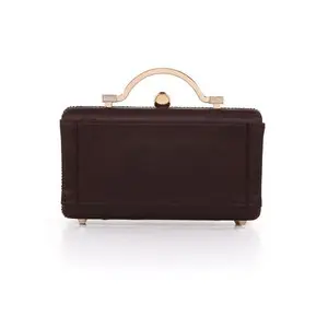 Badgley Mischka Jude Crystal Minaudiere With Outer Pocket