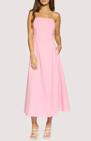 LOST + WANDER Amalfi Charm Maxi Dress - Pink