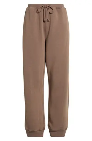 Free People Relaxed Fleece Joggers - Sandstorm