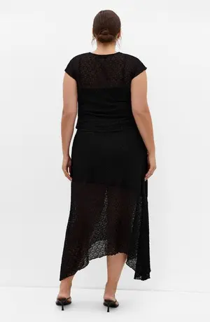 City Chic Brie Lace Knit Top