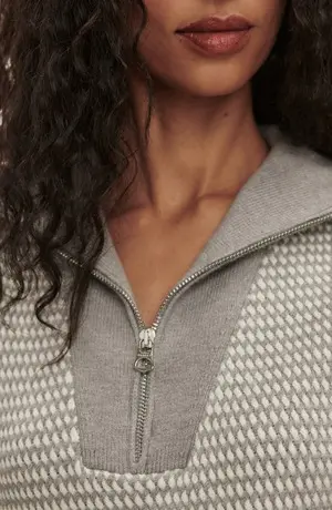 Varley Peterson Half Zip Knit Sweater