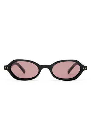 Le Specs Gender Inclusive Foundry 52mm Rectangular Sunglasses - Black