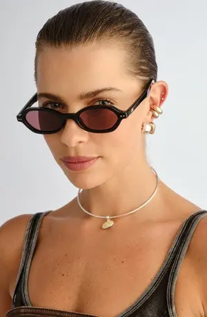 Le Specs Gender Inclusive Foundry 52mm Rectangular Sunglasses - Black
