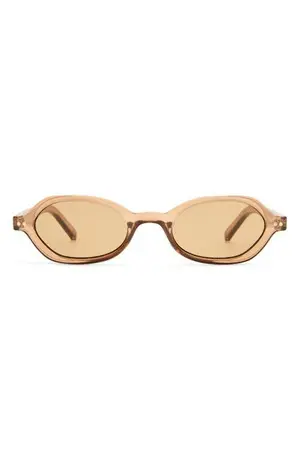 Le Specs Gender Inclusive Foundry 52mm Rectangular Sunglasses - Whiskey