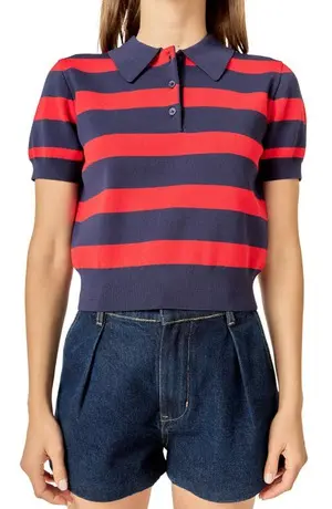 English Factory Striped Polo