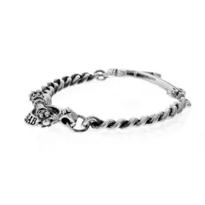KING BABY STUDIO Chain Bracelet With Cross