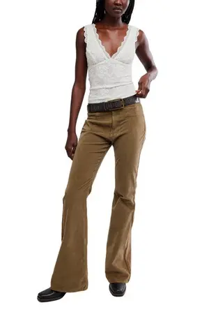 Free People Loved You First Lace Tank - Tea