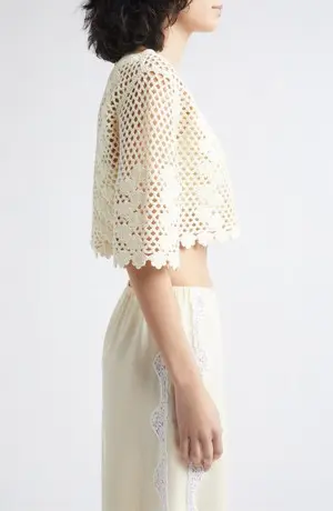 Posse Saskia Cropped Cotton Top