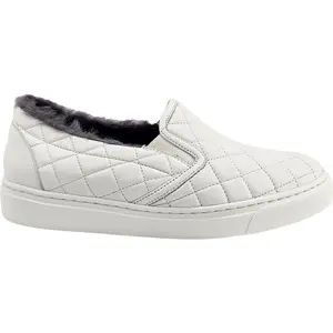 MADISON MAISON Madison Maison Quilted Leather Shearling Slip-On Sneakers