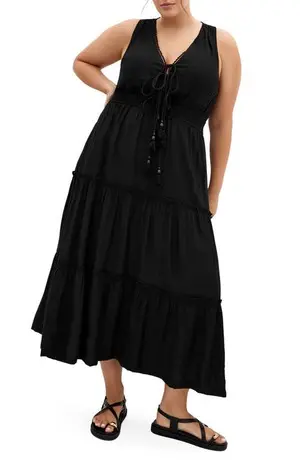 City Chic Azaria Sleeveless Maxi Dress