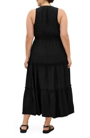 City Chic Azaria Sleeveless Maxi Dress
