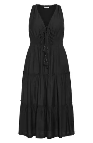 City Chic Azaria Sleeveless Maxi Dress