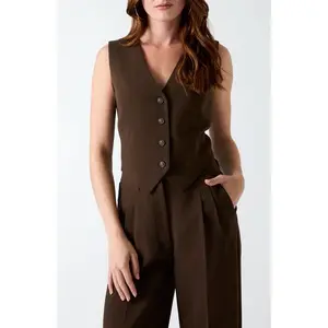Guess Theoline Perfect Vest - Medium Brown