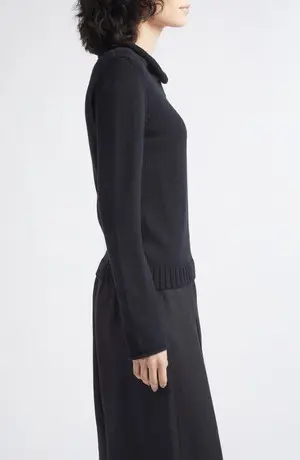 Posse Teo Cowl Neck Cotton Sweater