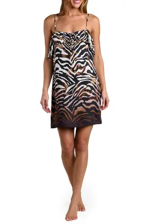 SUNSHINE 79 Nightlife Print Cover-up Minidress - Multi