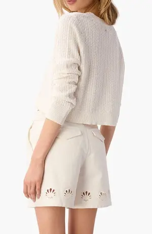 Cami Nyc Lesley Cropped Crewneck Sweater