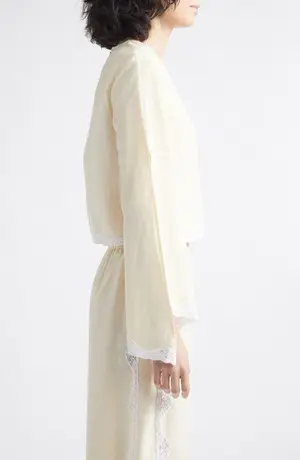 Posse Tabitha Lace-trimmed Tencel Top