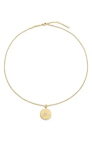 D.LOUISE Heart Talisman Pendant Necklace - Gold
