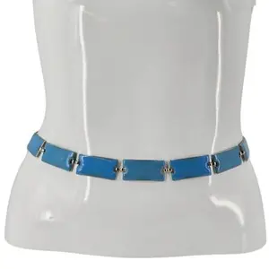 MADISON BEVERLY HILLS Vintage Enamel Chain Belt